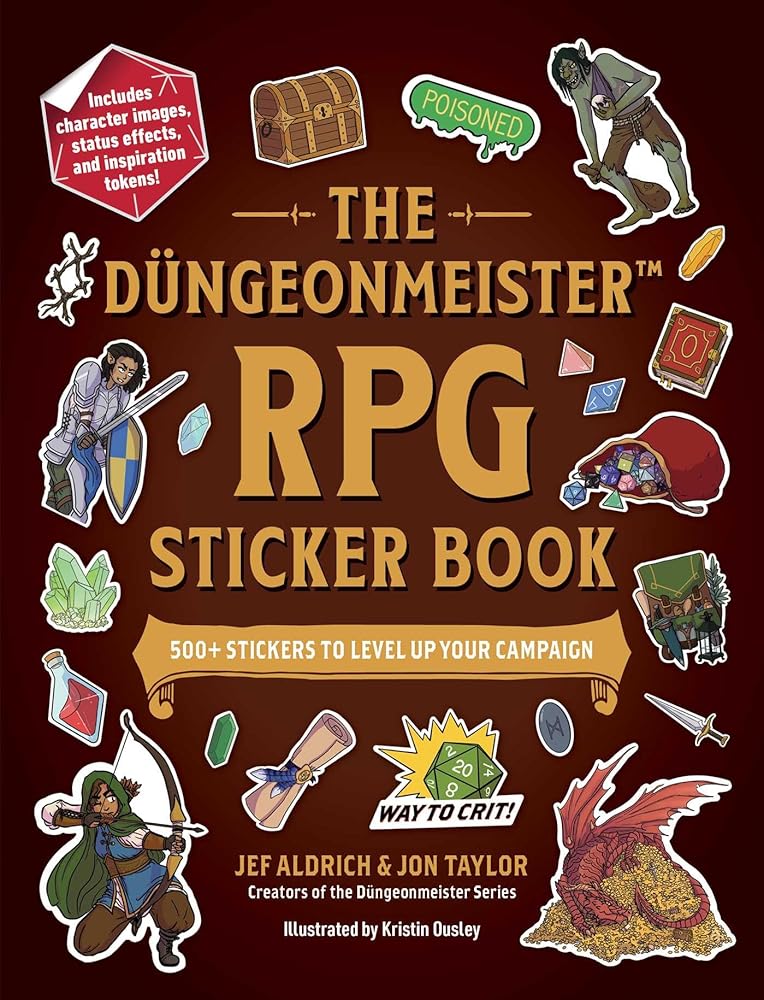 The Düngeonmeister RPG Sticker Book: 500+ Stickers to Level Up Your Ca ...